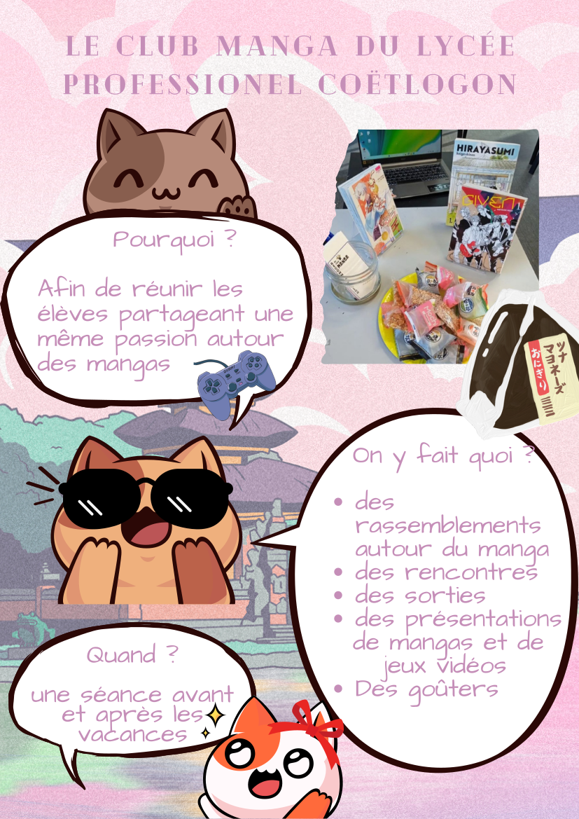 CDI | Le Club Manga - Lycée professionnel Coëtlogon