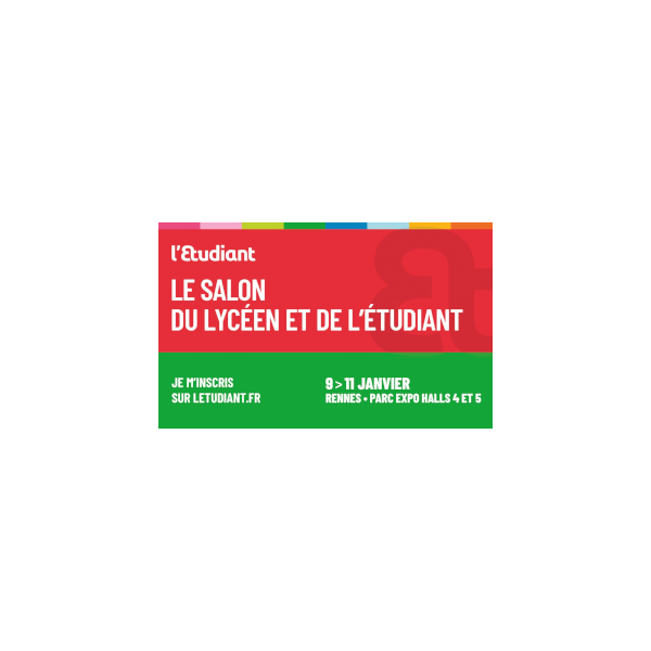 Salon du lycéen et de l’étudiant | 9-11/01 - Lycée professionnel Coëtlogon